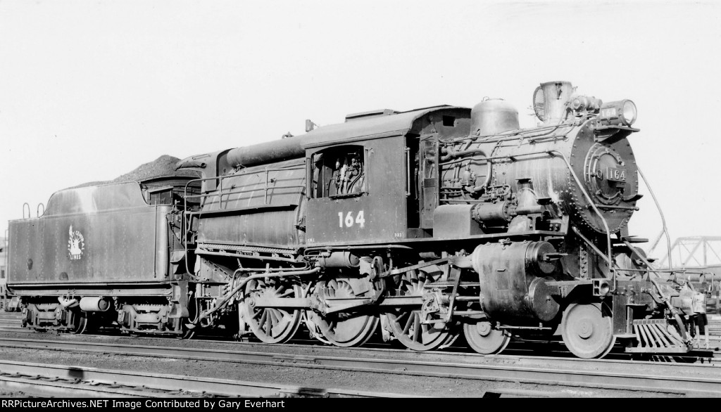 CNJ 4-6-0C #164 - Central RR of New Jersey